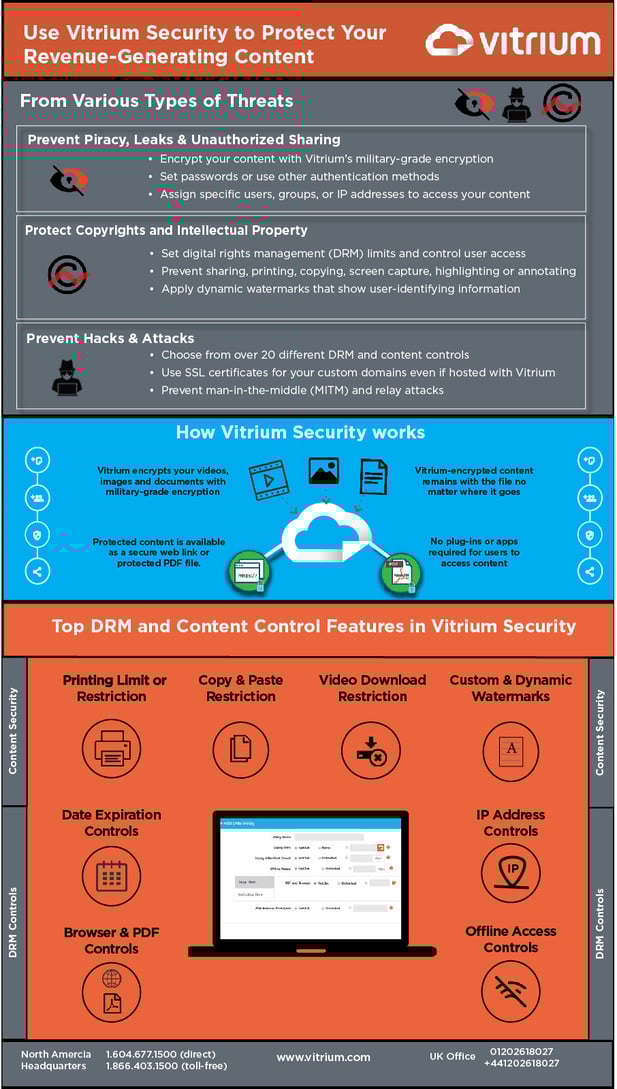 Infographic: Use Vitrium Security to Protect Your Revenue-Generating Content
